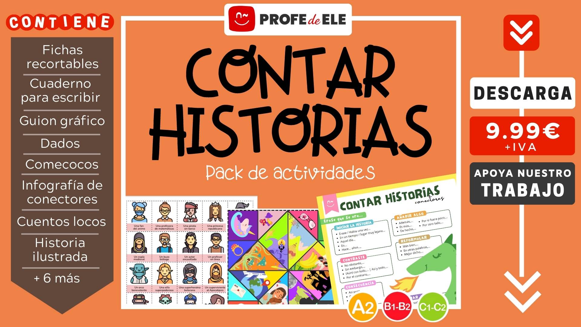 Contar historias: Superpack de materiales