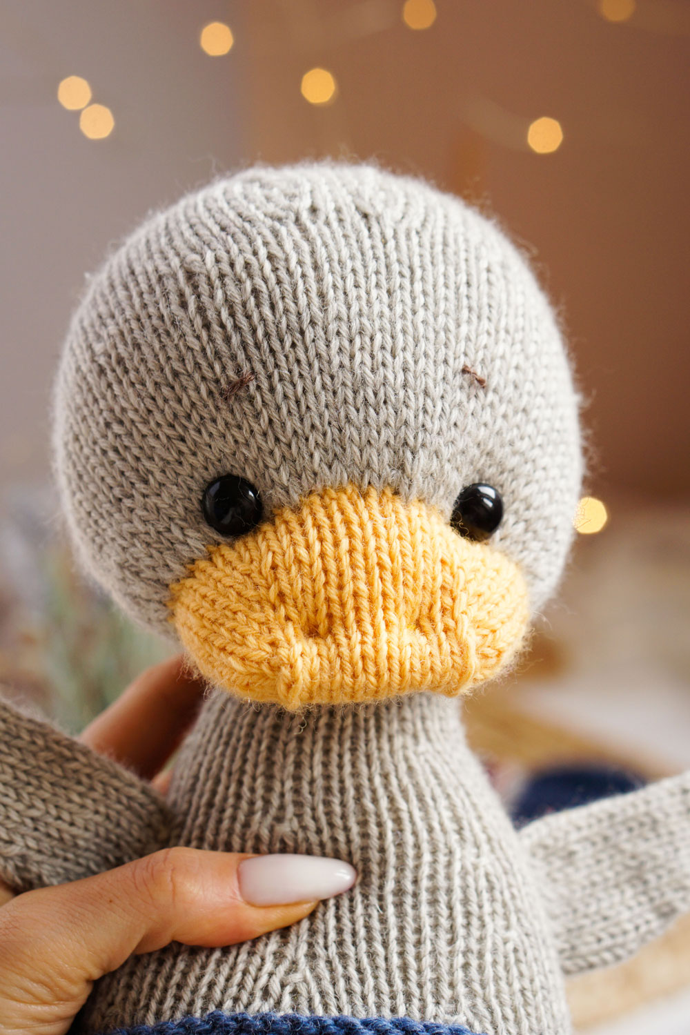 Knitting Pattern - Large Goose + Video Bonus