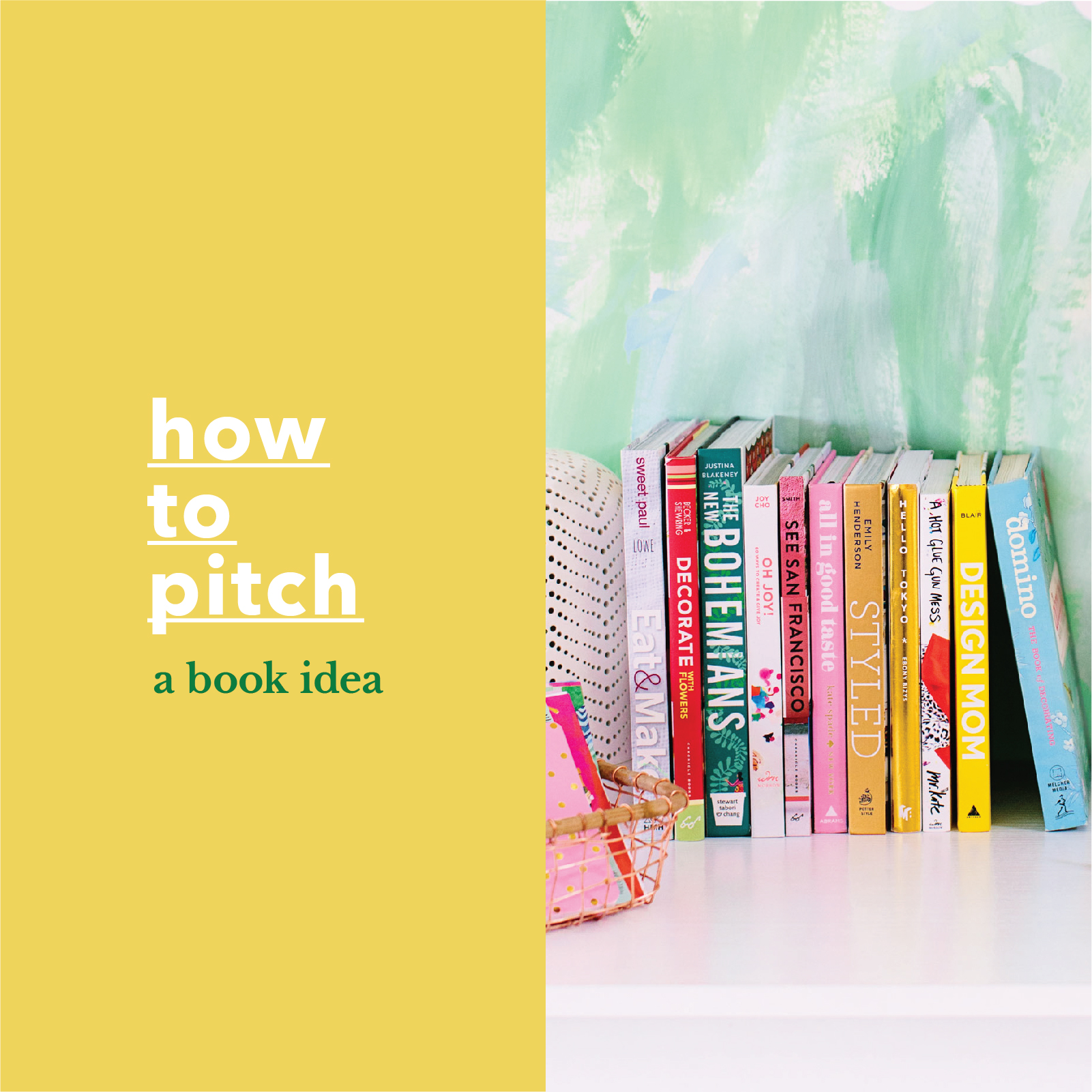 How to Pitch a Book Idea