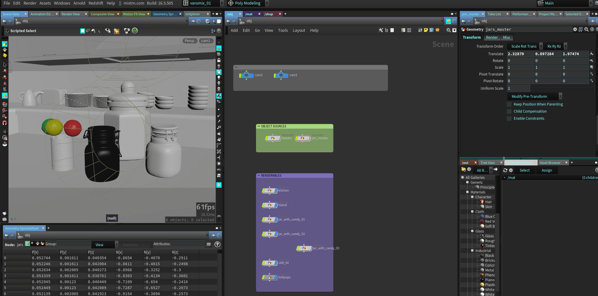 Shading with Redshift
