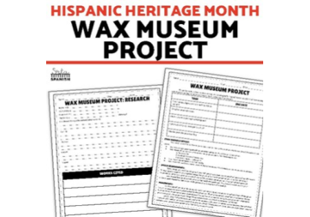 Hispanic Heritage Month Wax Museum Biography Research Project