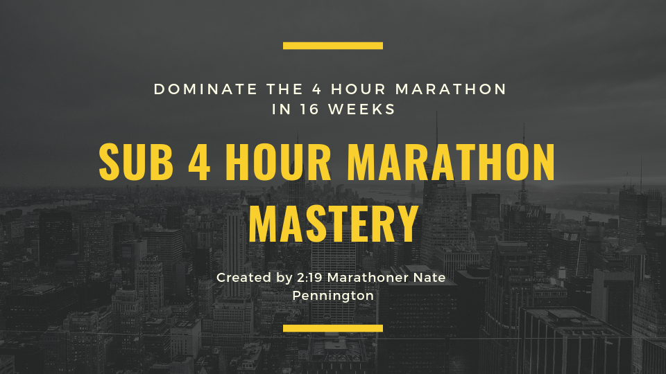4 Hour Marathon Pace
