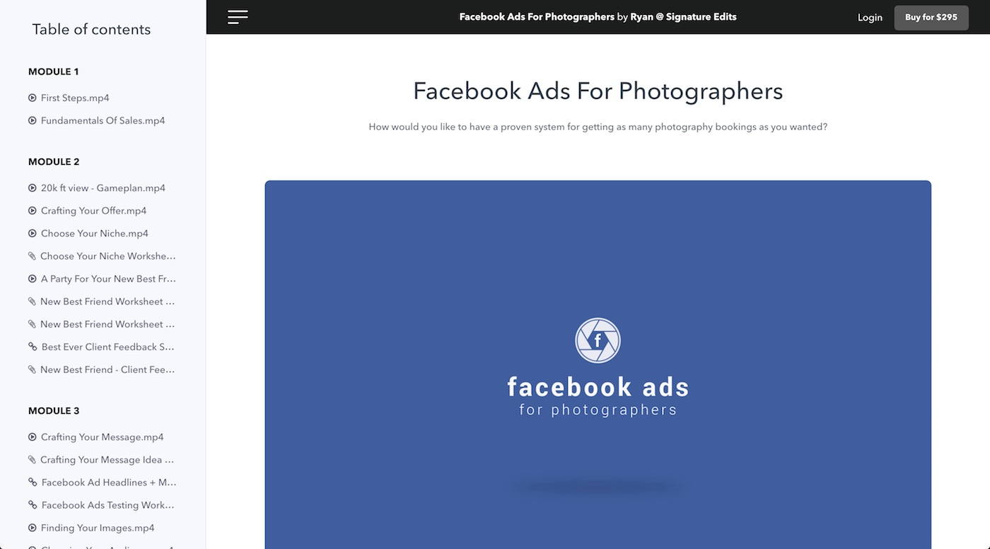 Facebook Ads For Photographers
