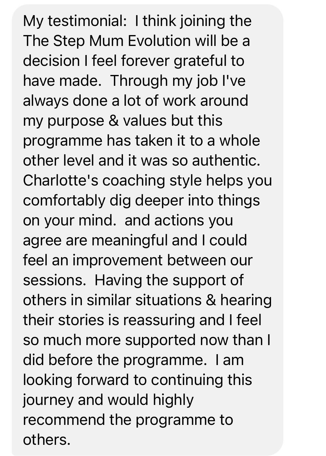 The Stepmum Evolution