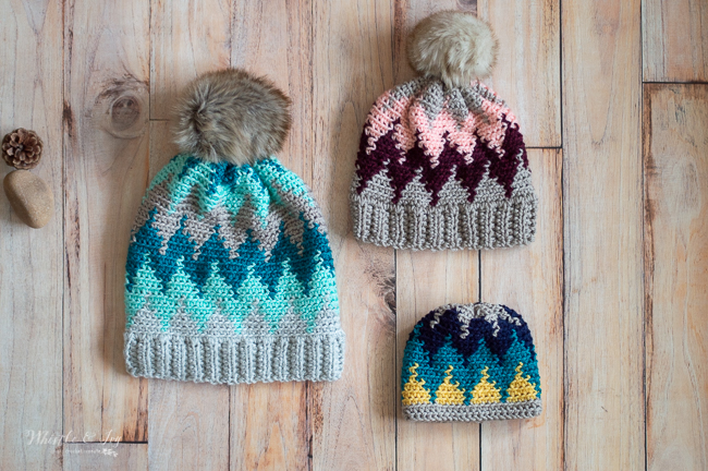 Crochet Chevron Hat Pattern