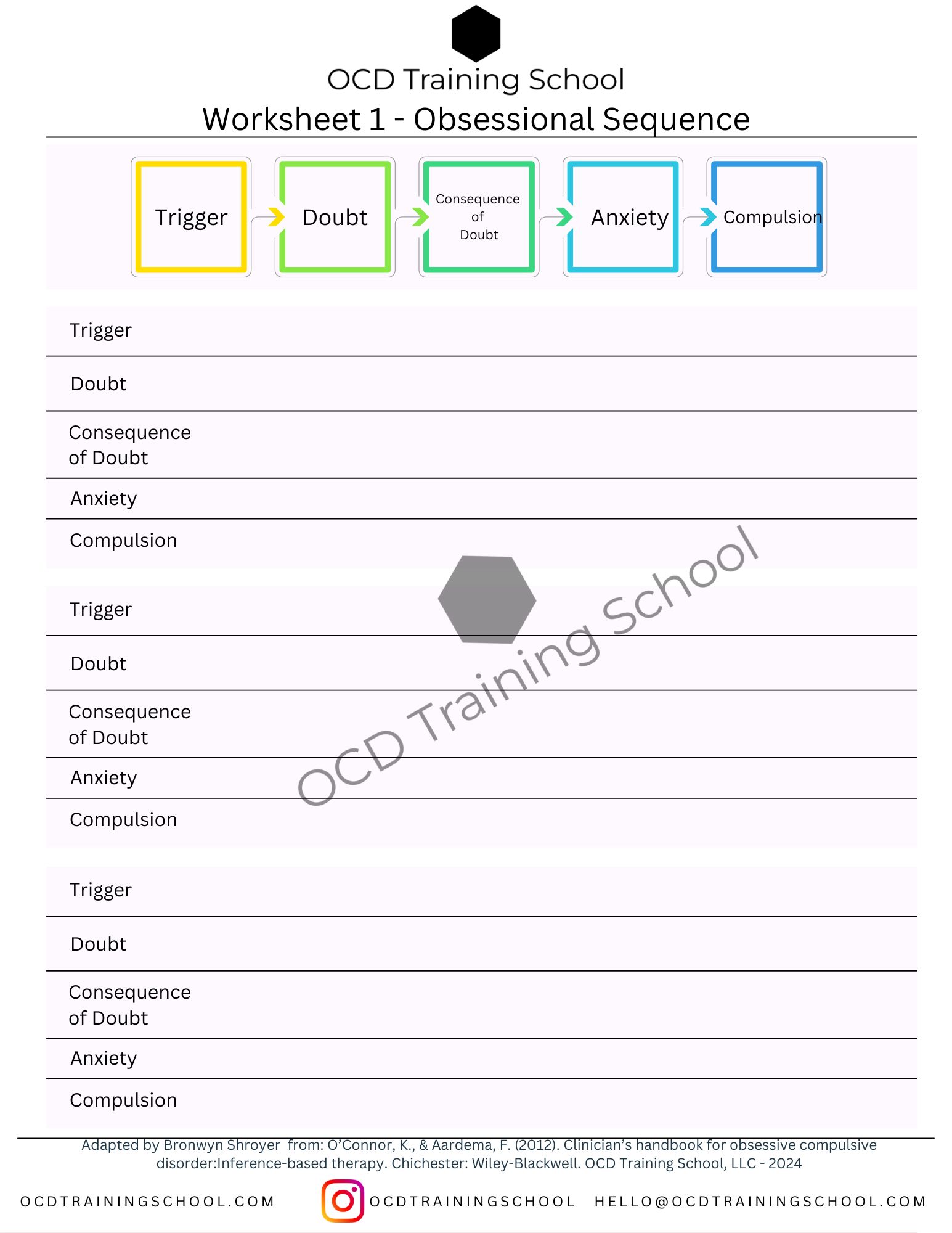 I-CBT Supplemental Workbook