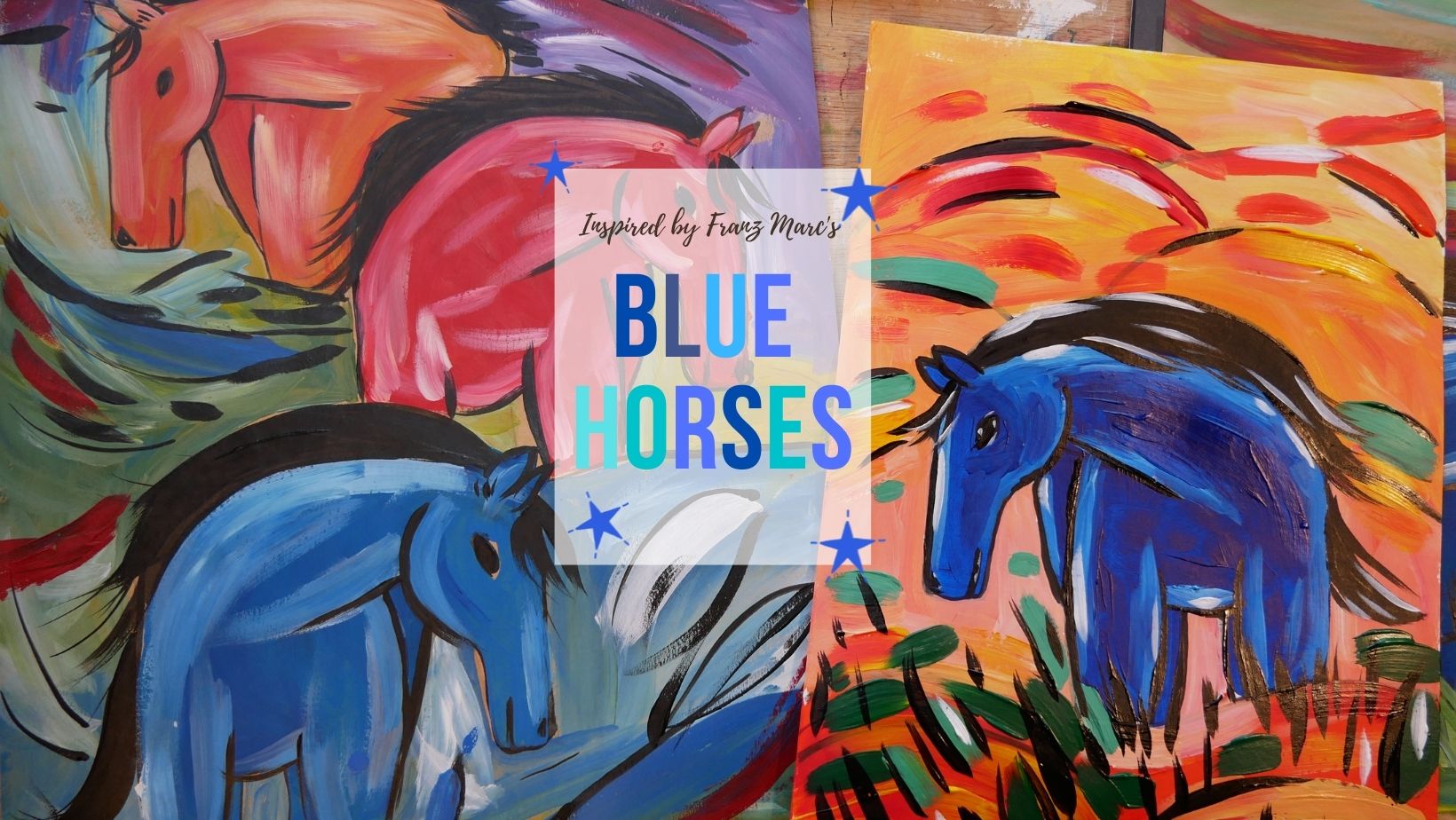 Blue Horse, Franz Marc |Art with Meg