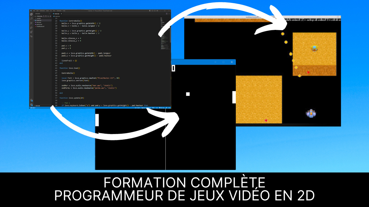 Formation Complète Programmeur Jeux Vidéo 2D