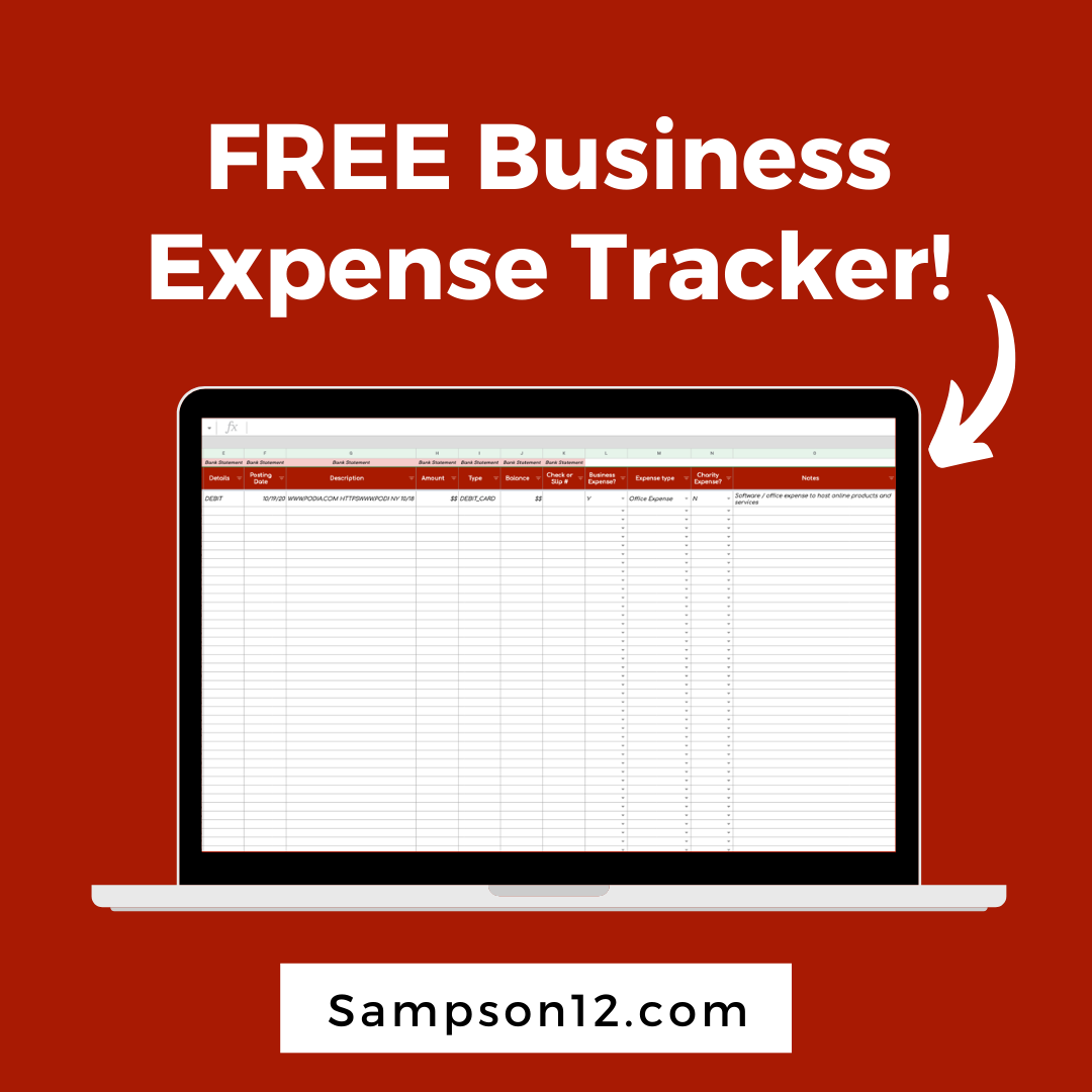 Free Business Expense Tracker
