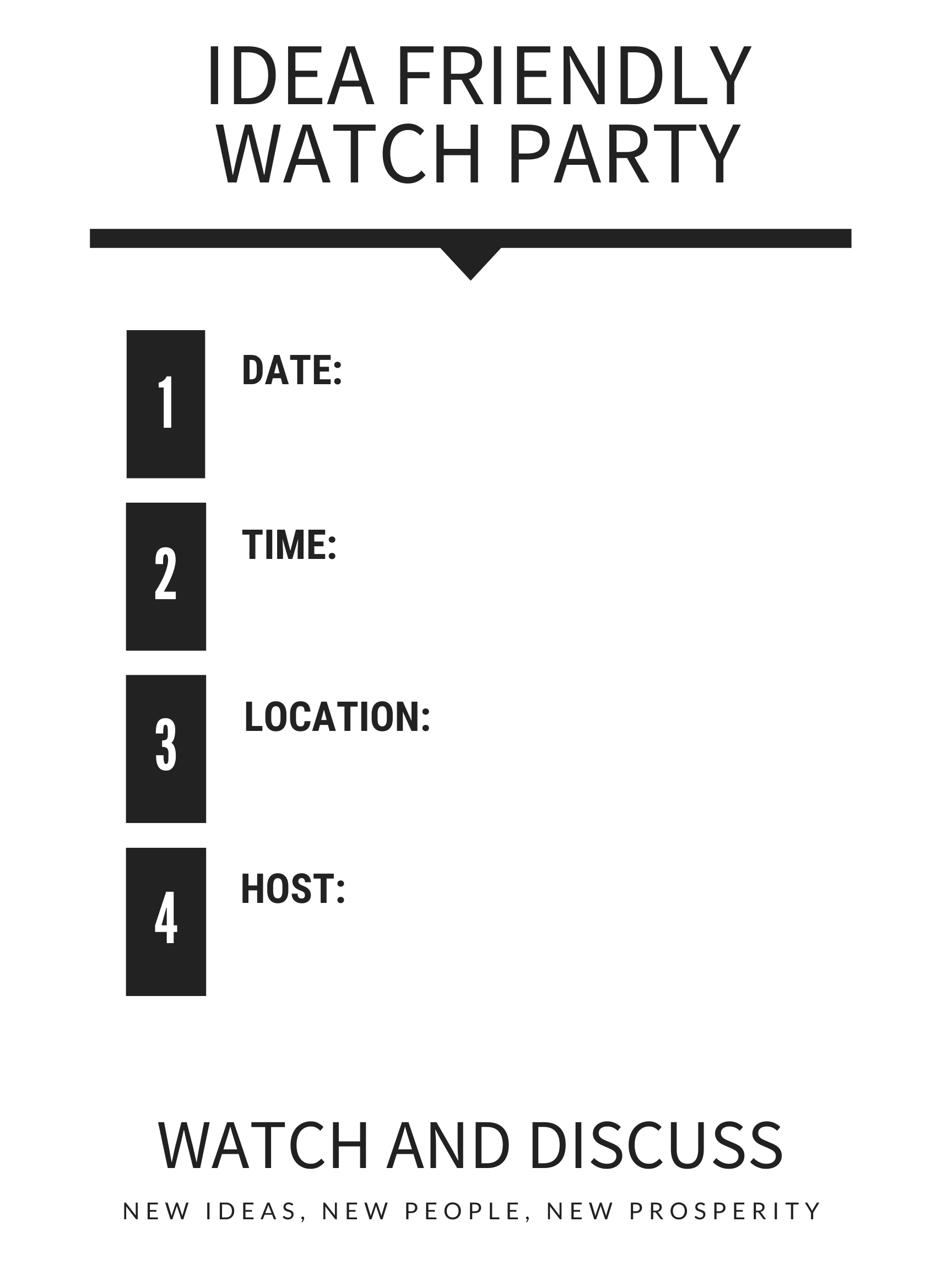 Hosting a Watch Party