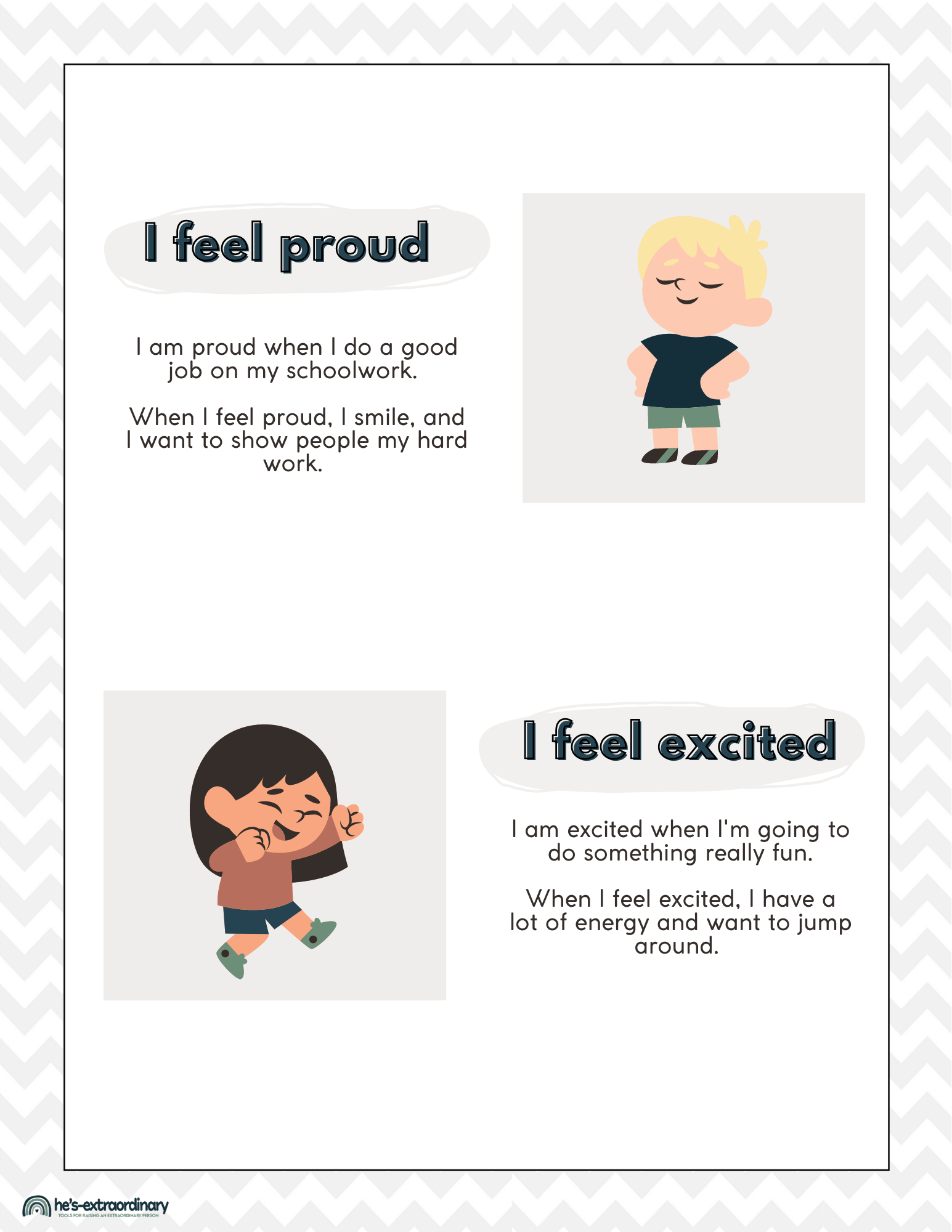 How Do I Feel? Emotions Work Booklet