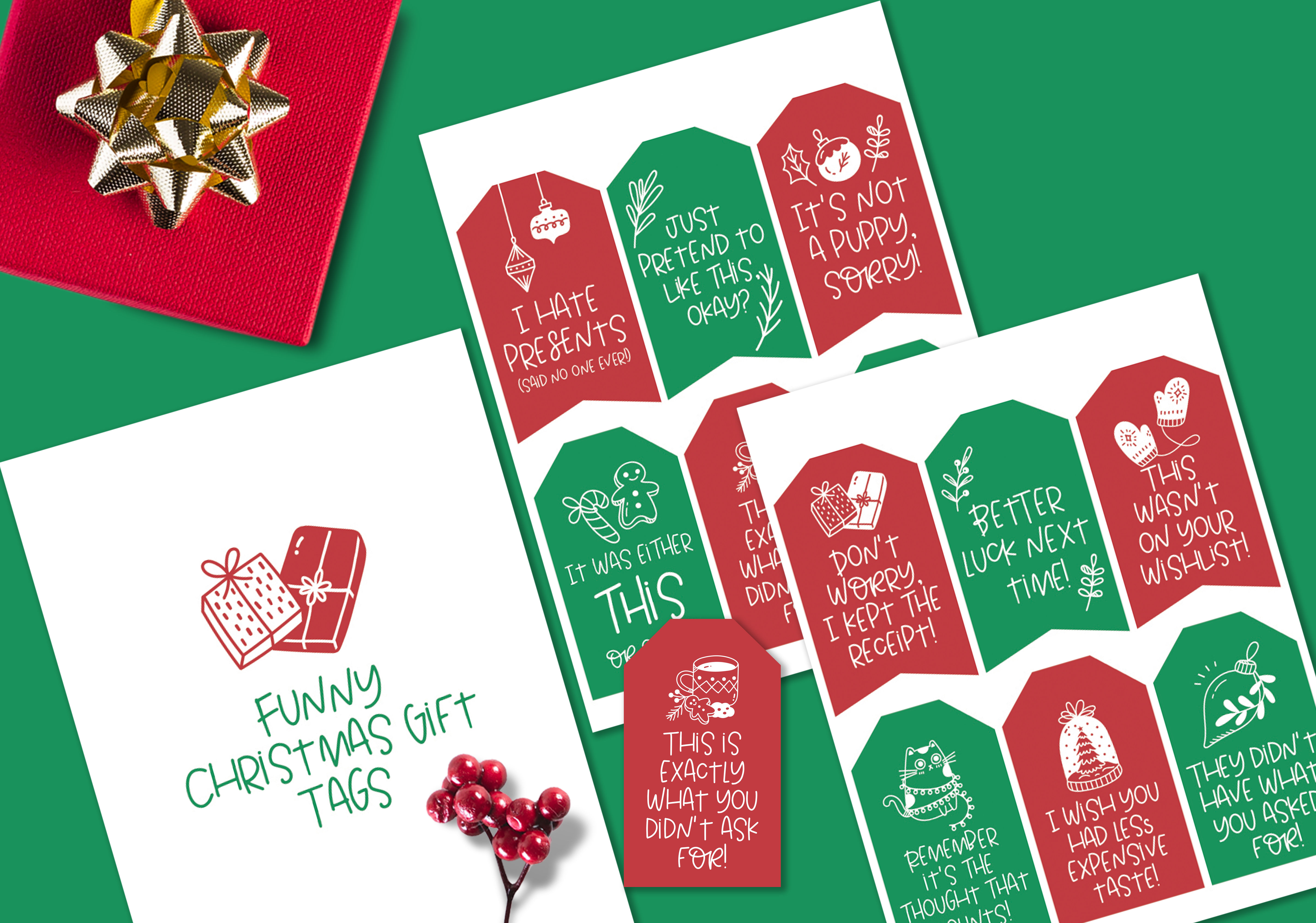 Funny Christmas Gift Tags