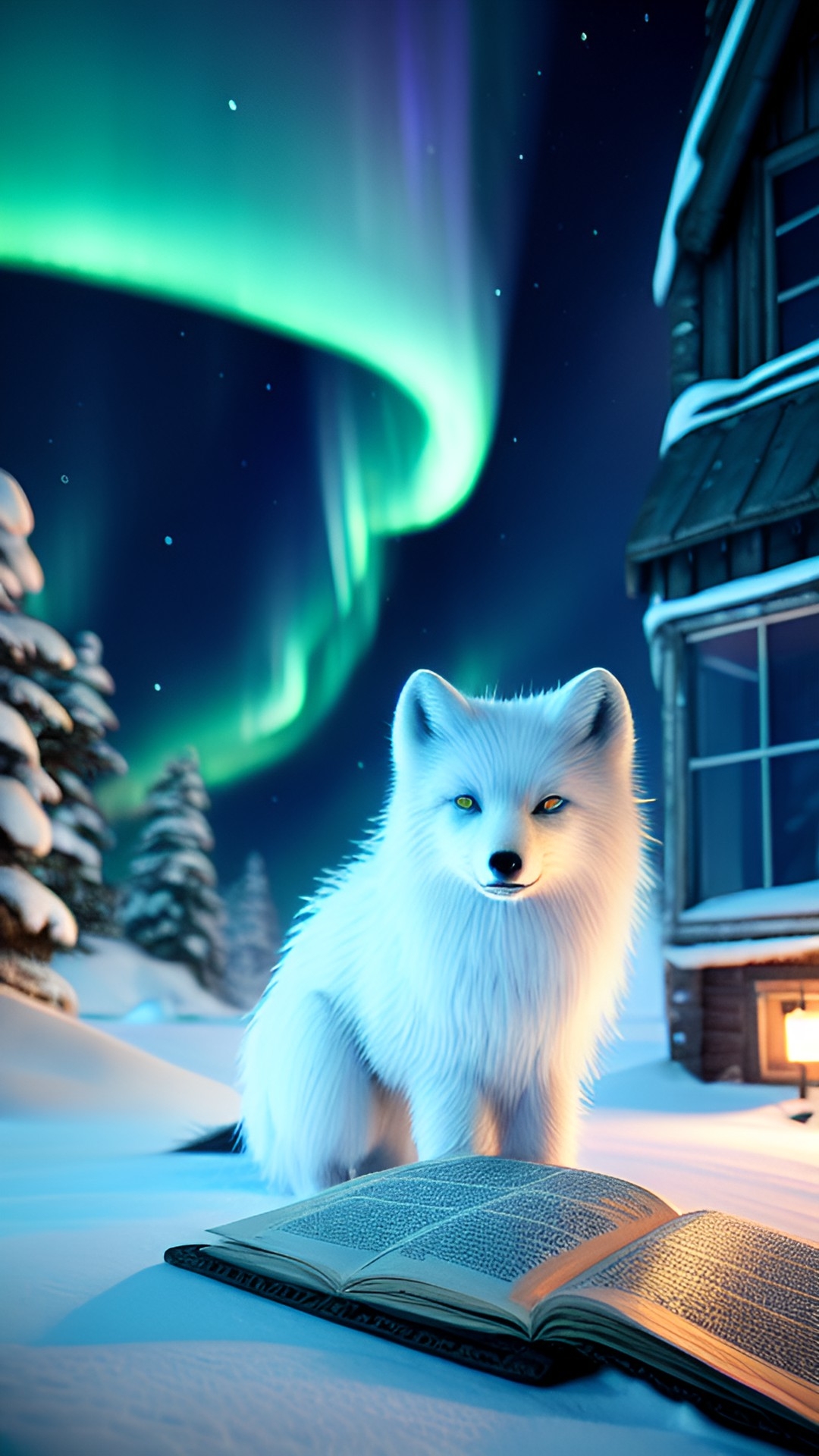 Aurora Myth from Finland: Juhani and the Fire Fox