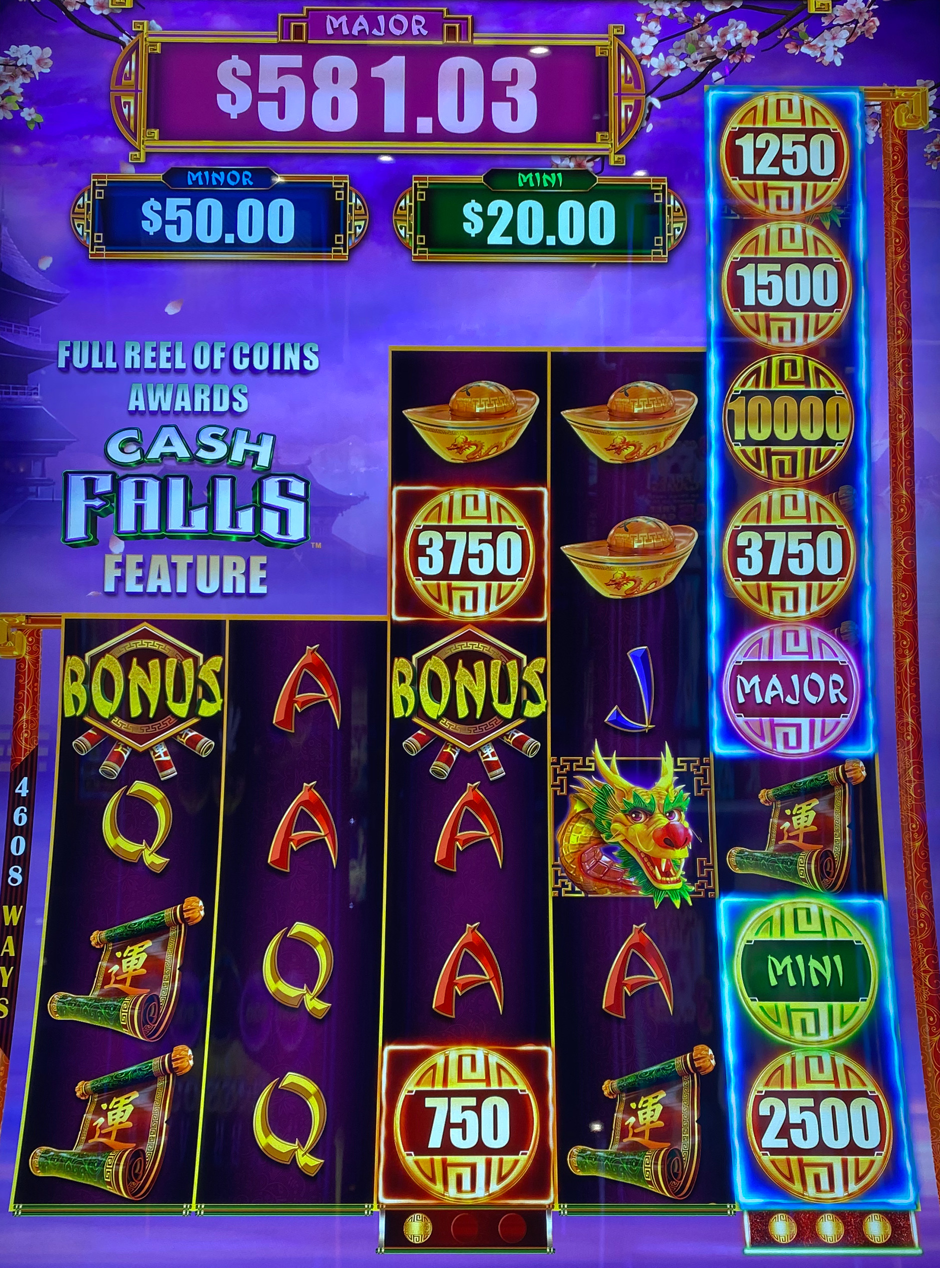 How to Advantage Play Cash Falls