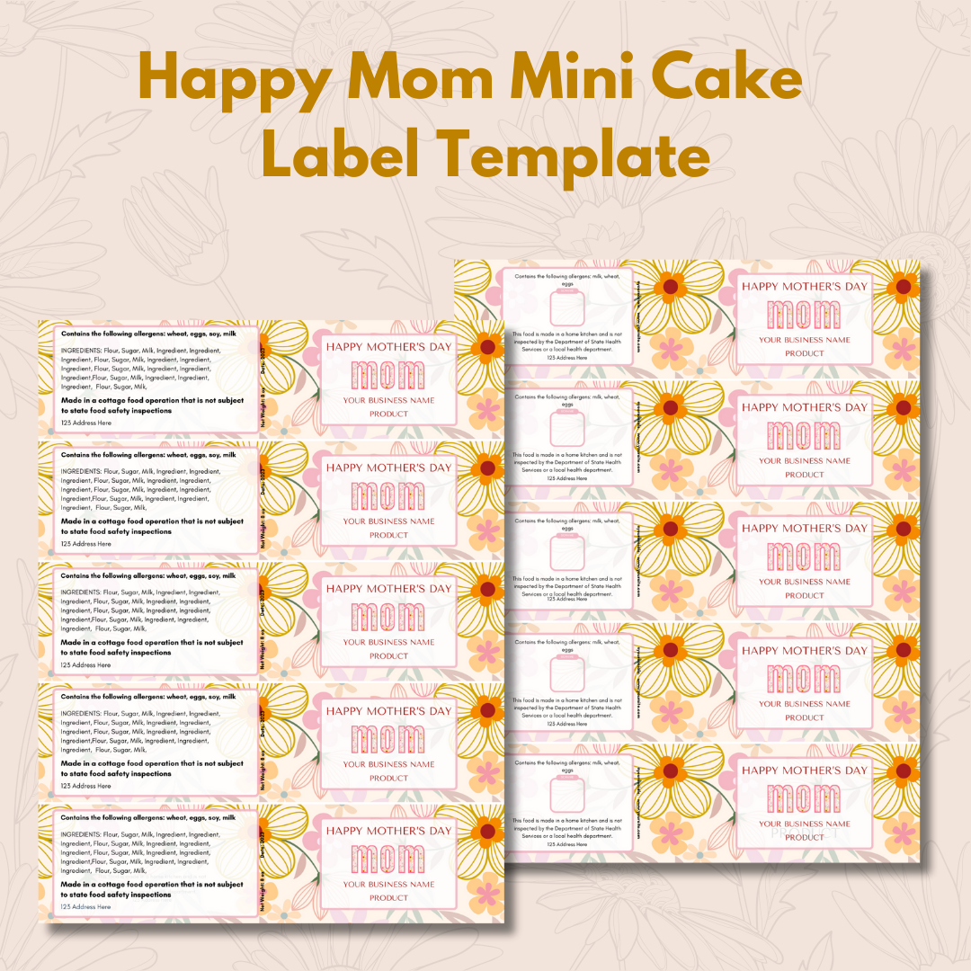 Editable Packaging Label Templates