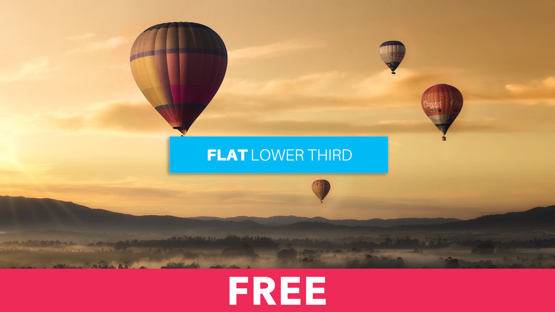 Flat Lower Third Free