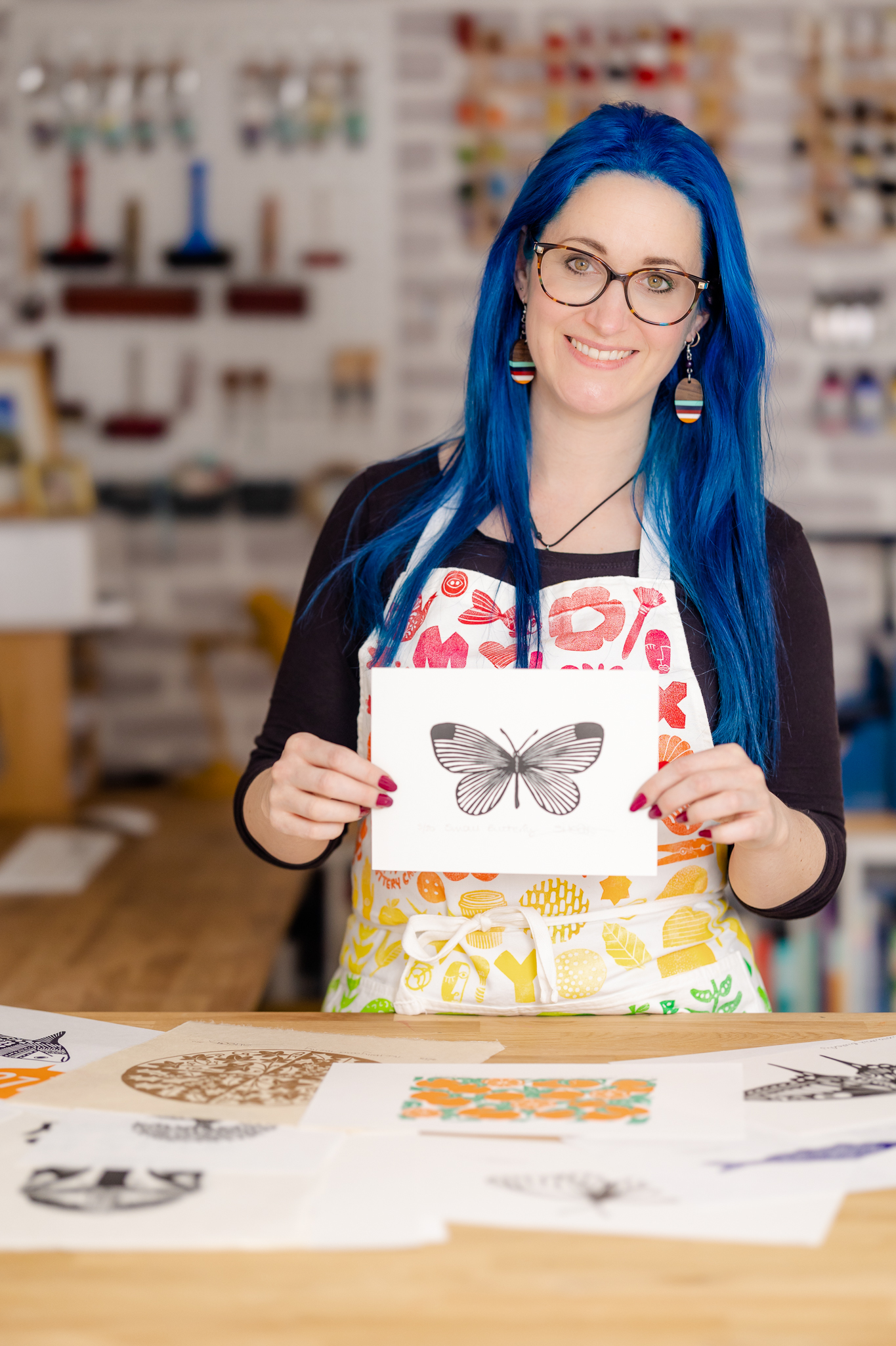 Linocut: A Studio Tour with Susan