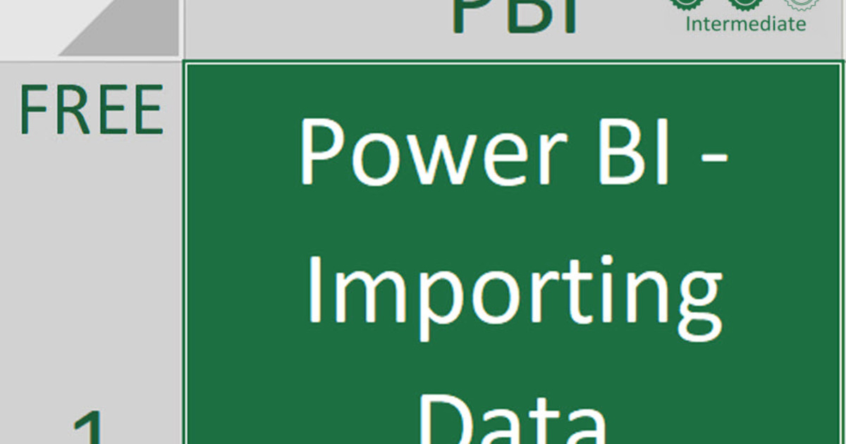 Power BI - importing data with Get Data (Power Query) Power BI - importing data with Get Data (Power Query)