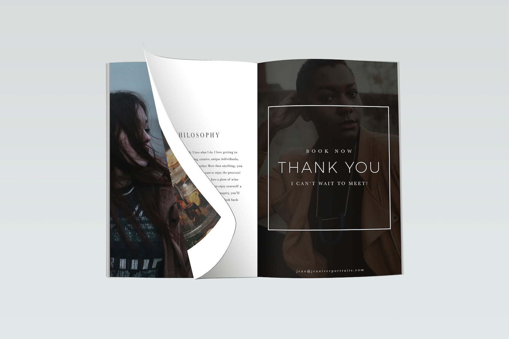 Portrait Photography Magazine Template