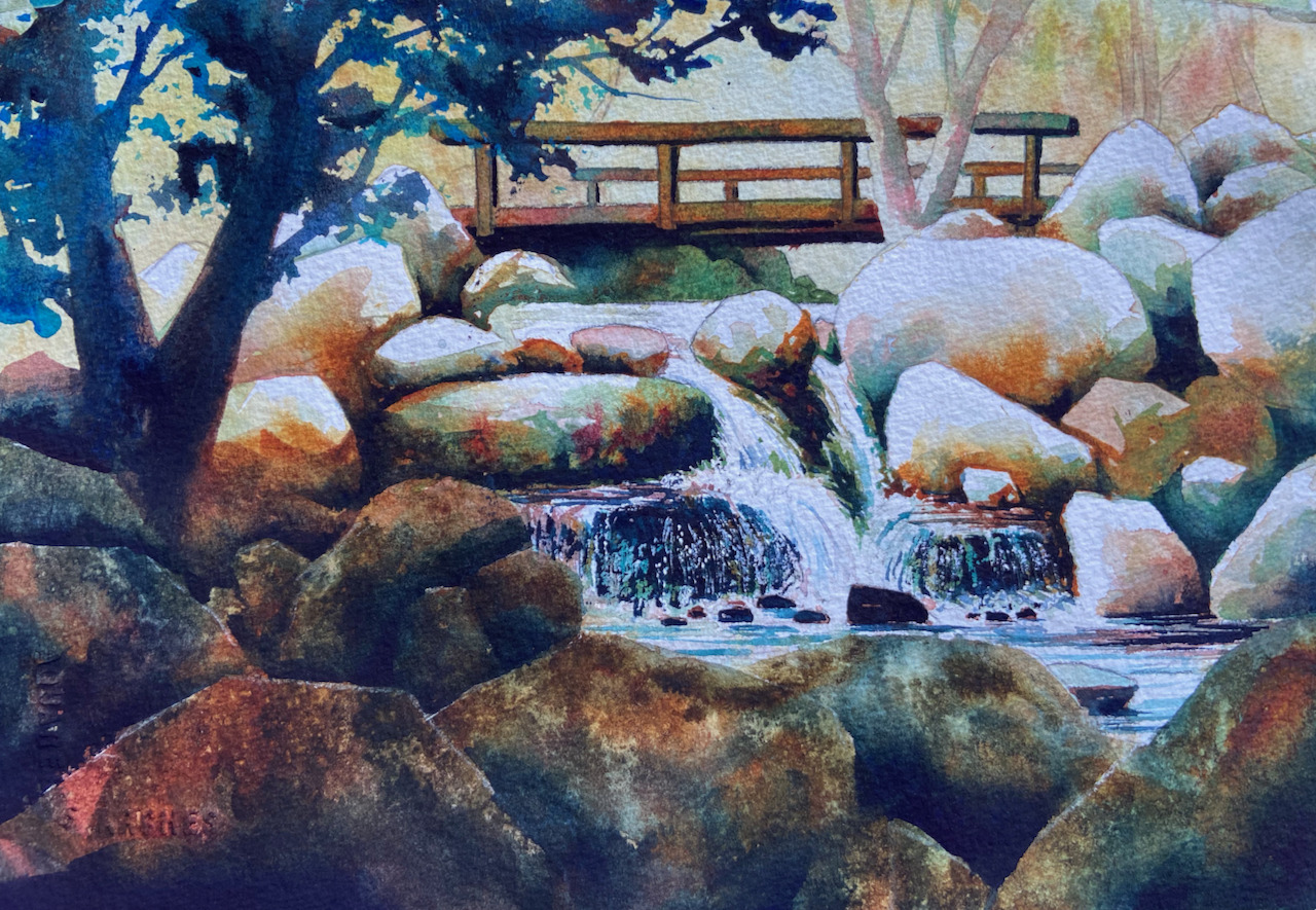 Waterfall Watercolor Workshop