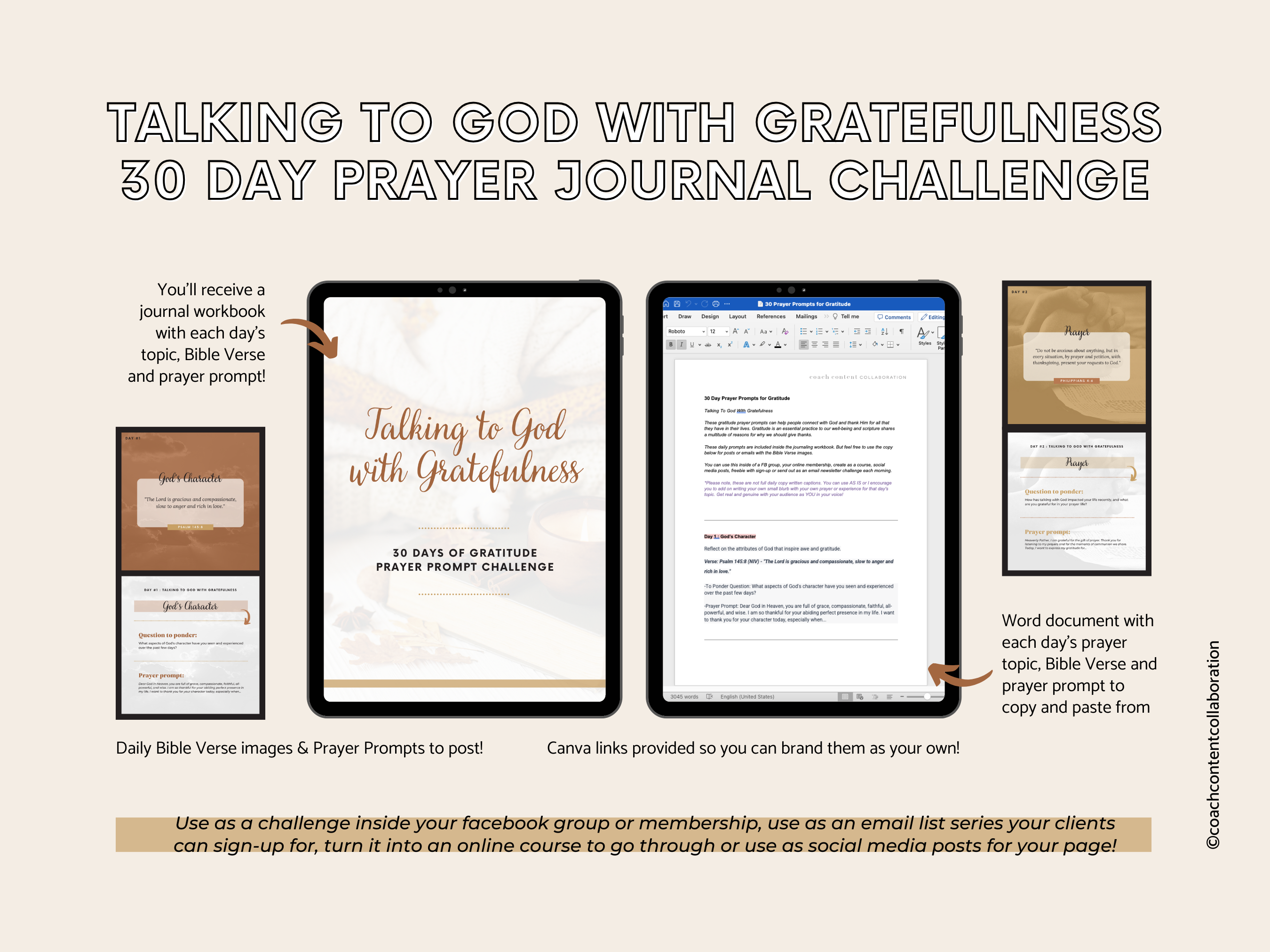 30 Day Gratitude Prayer Challenge