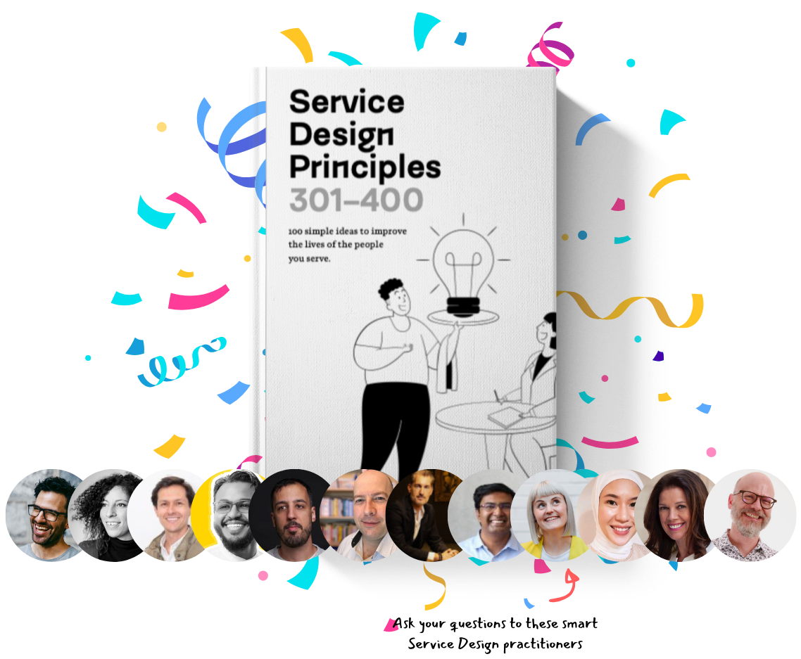 Book launch party: Service Design Principles 301-400
