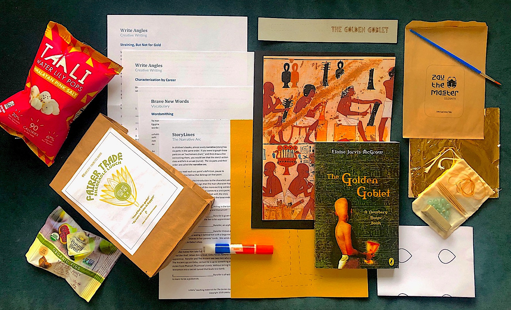 Creative teaching ideas for THE GOLDEN GOBLET