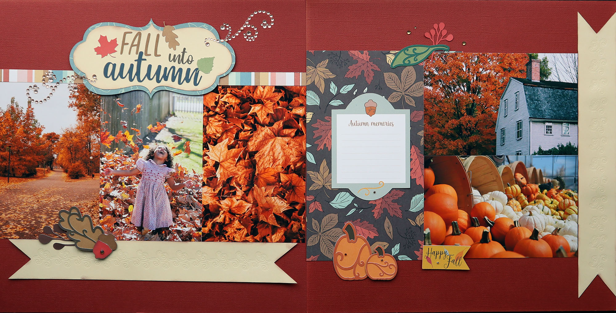 Fall Into Autumn Scrapbooking Cut Files Kit