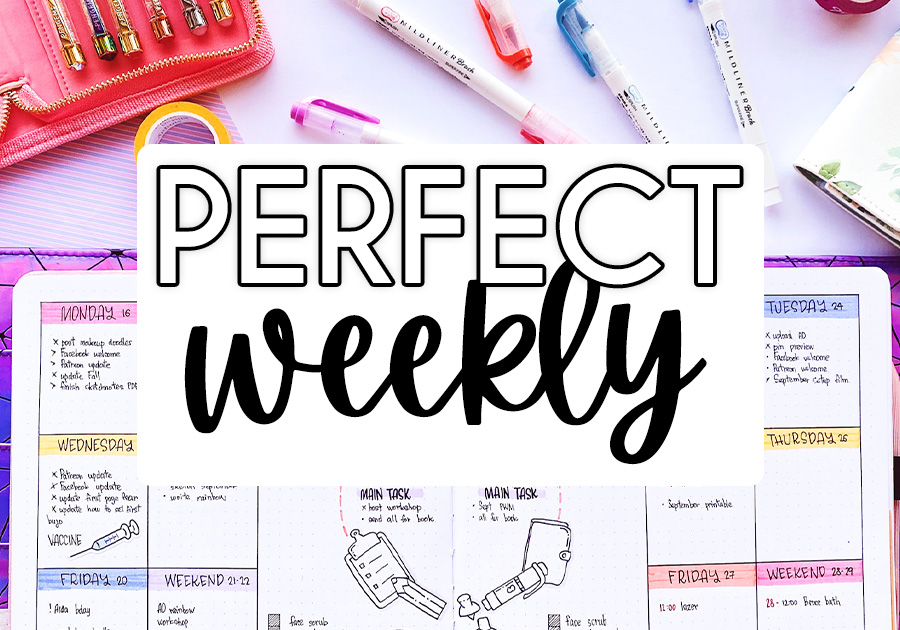 "Perfect Weekly" Planning Course | Masha Plans Creative Planning Academy