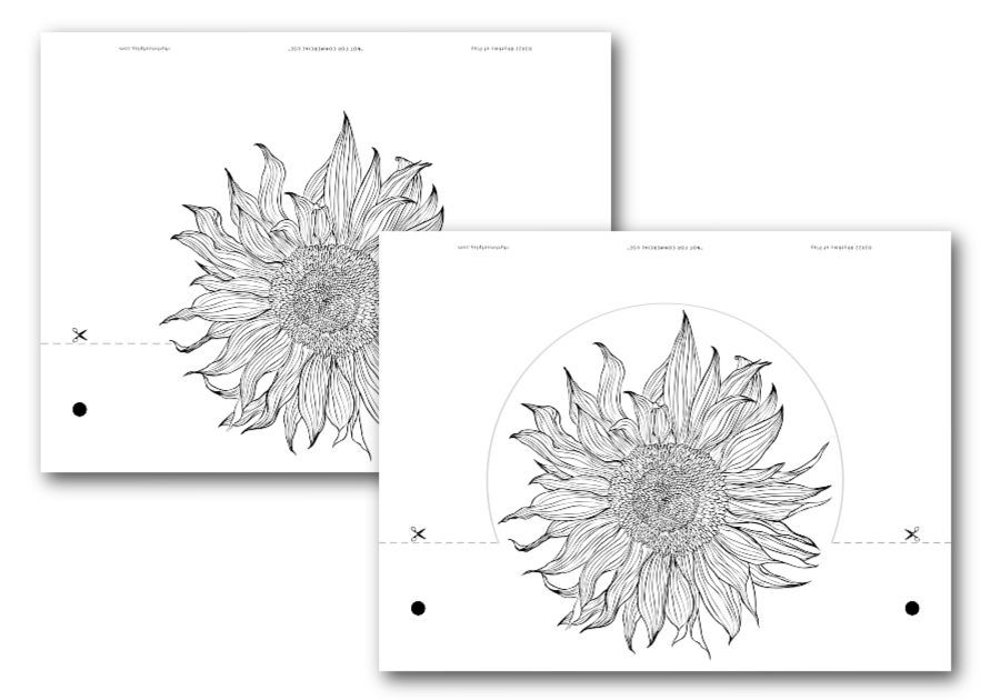 Printable Sunflower Crown Template