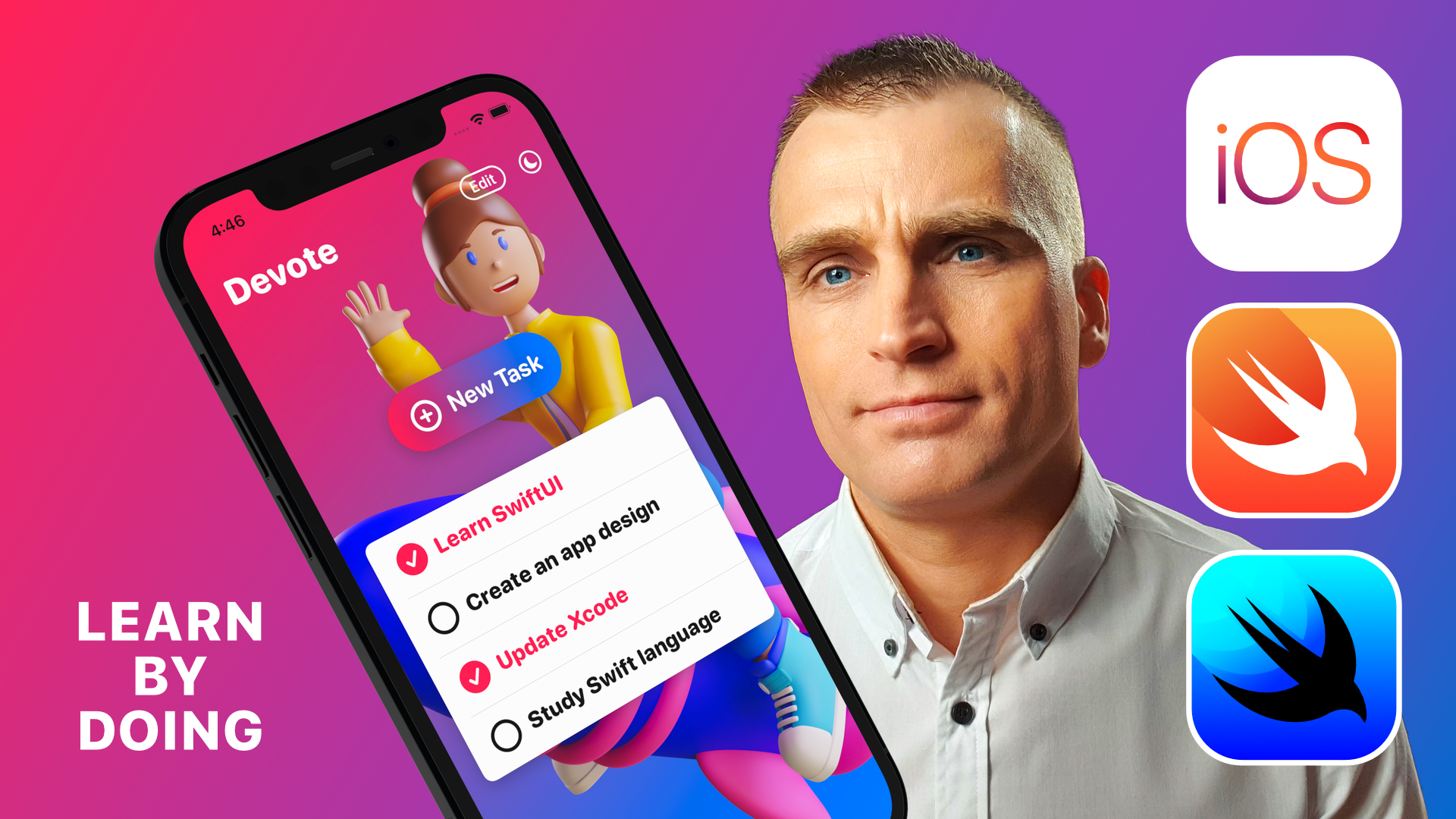 iOS App Development • Augmented Reality • SwiftUI • Blender 3D courses