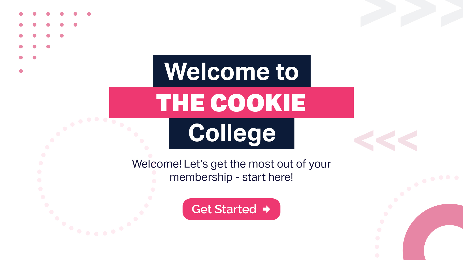 01 CC Introduction Cookie College Membership Basics