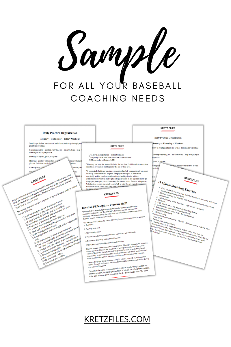 Complete Baseball Program Skills, Drills, and Operations Manual