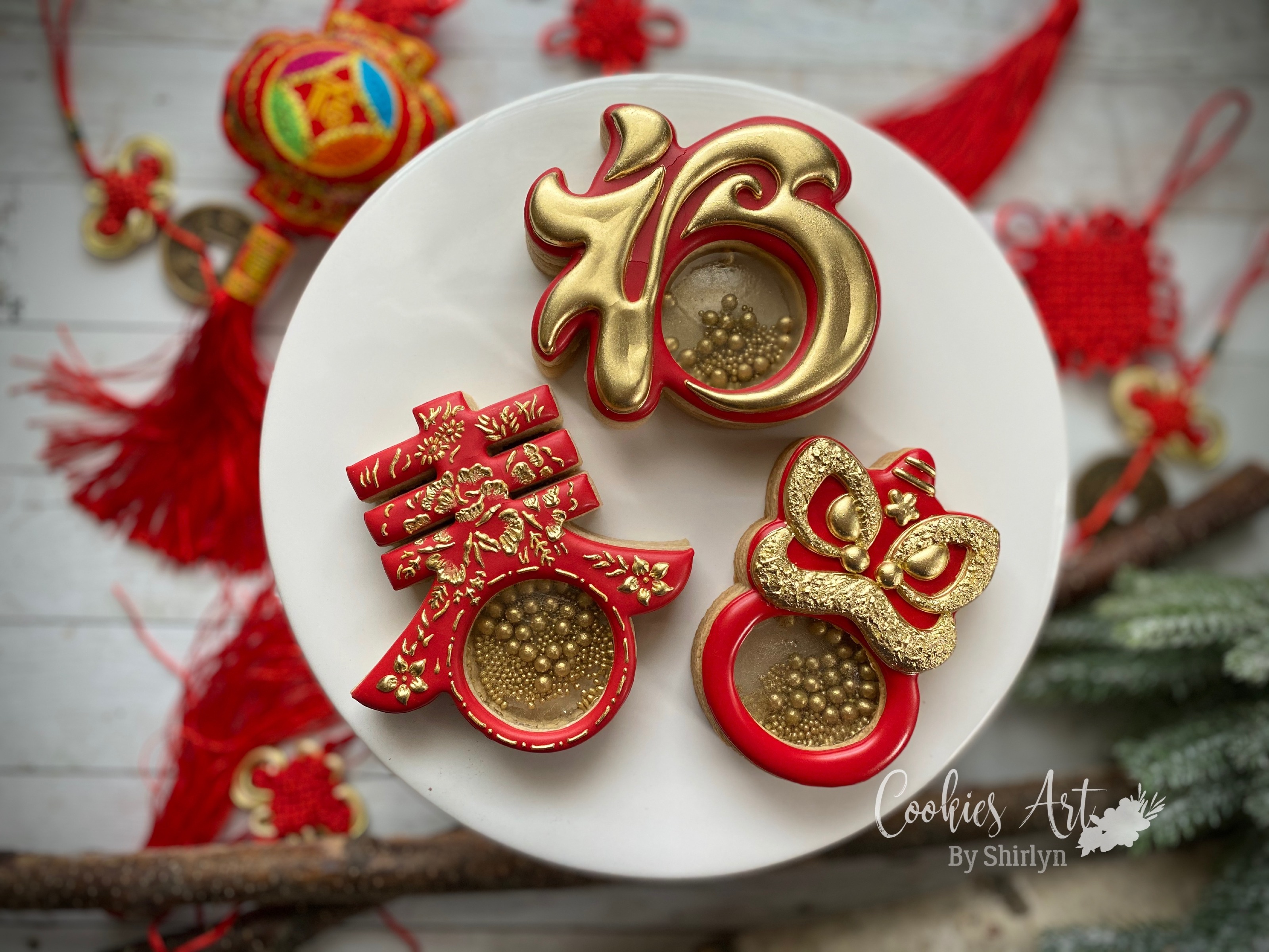 CABS#10 - Chinese New Year Shaker Cookie Online Cookie Class