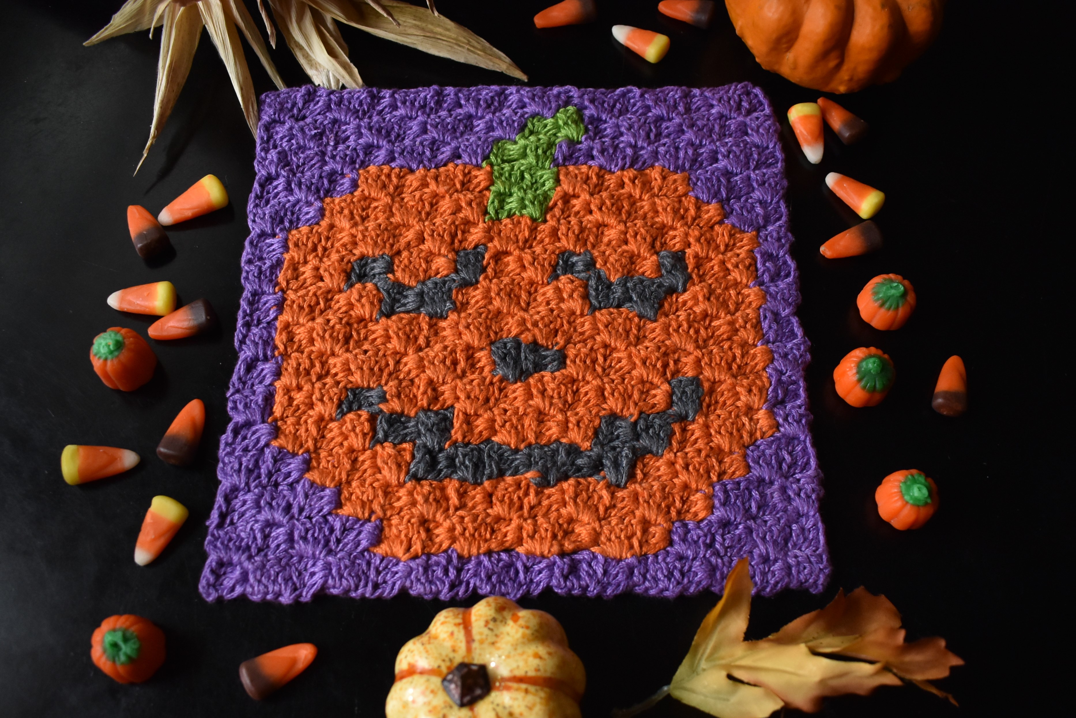 Spooky Halloween C2C Squares Bundle