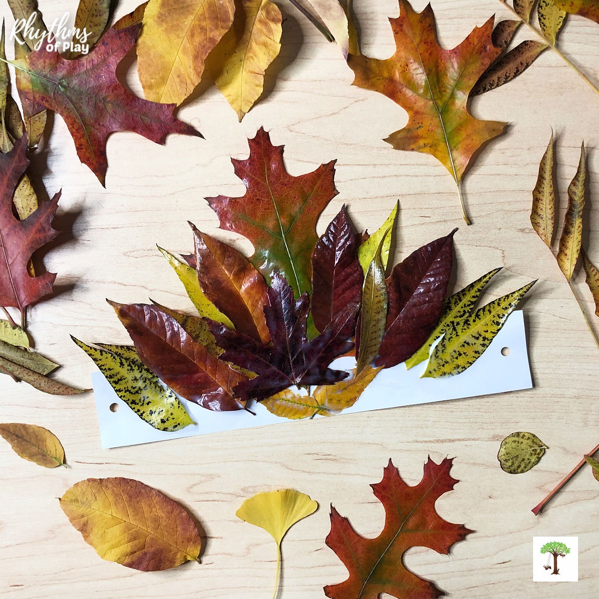 Printable Fall Leaf Crown Template