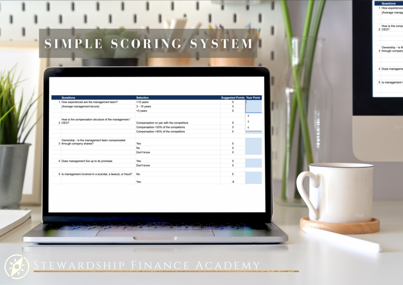 Stock Investment Analysis Checklist