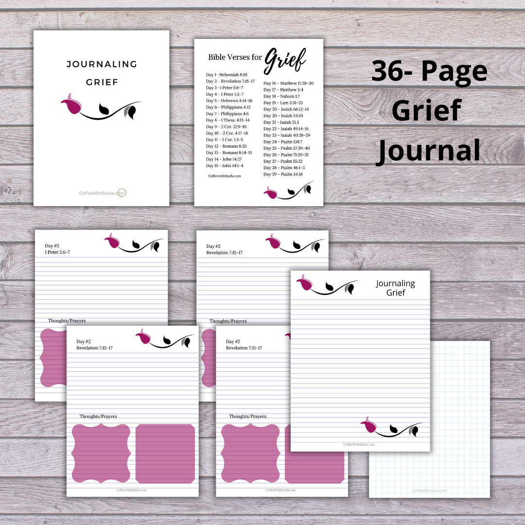 Grief Journal - 36 Page Printable