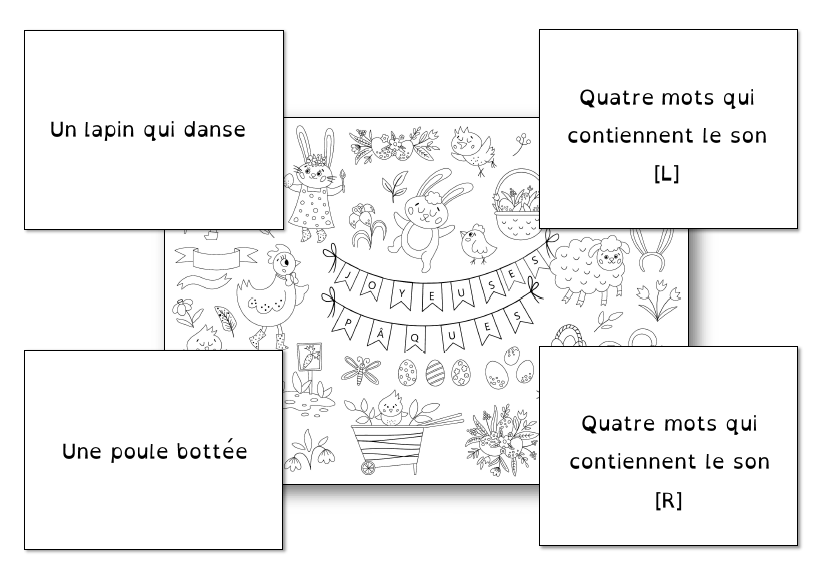 Lis et Trouve Pâques - Lecture et compréhension de groupes nominaux ...