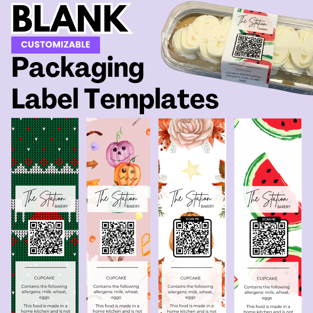 Blank Mini Cake Pan Templates