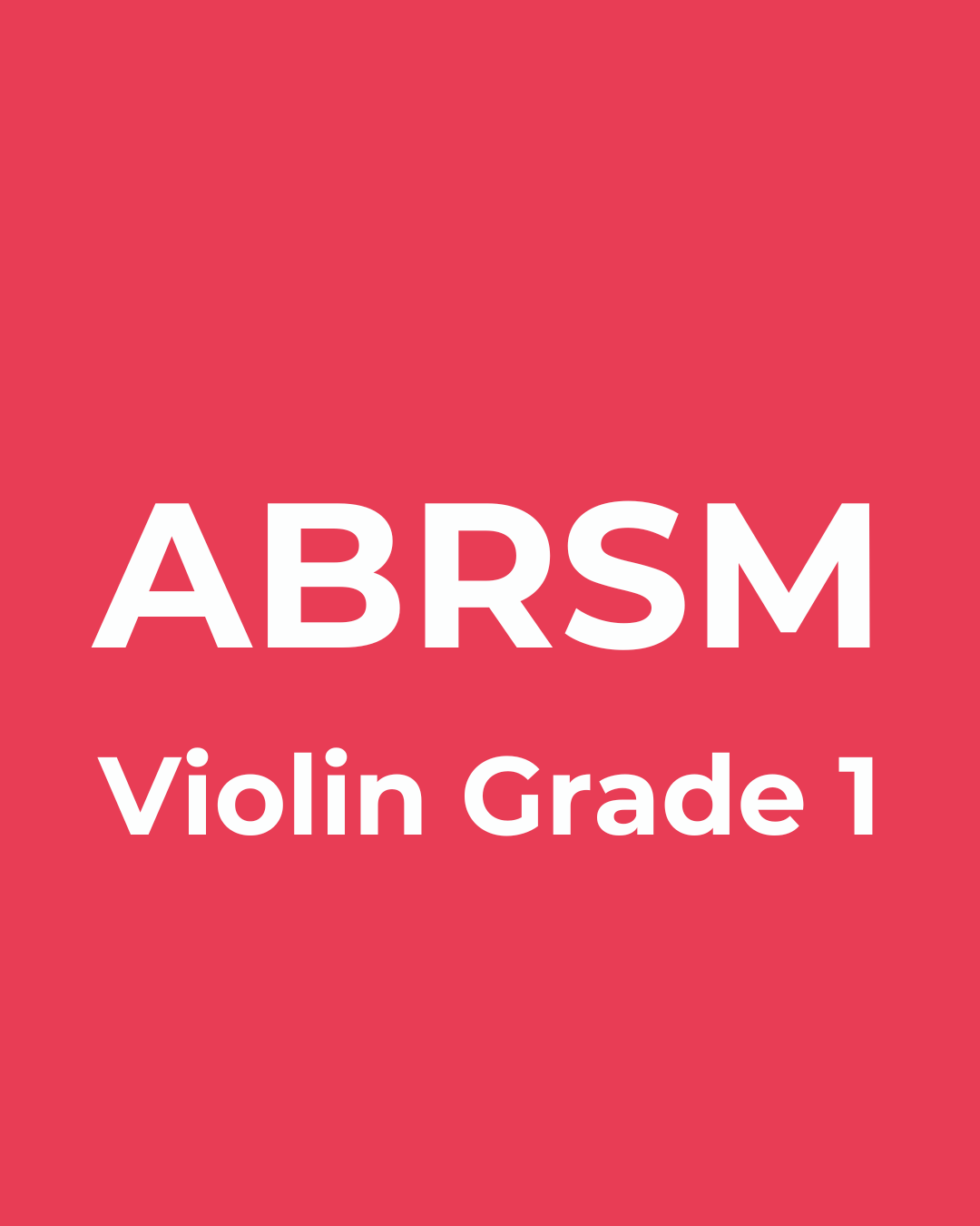 ABRSM Grades 1-5