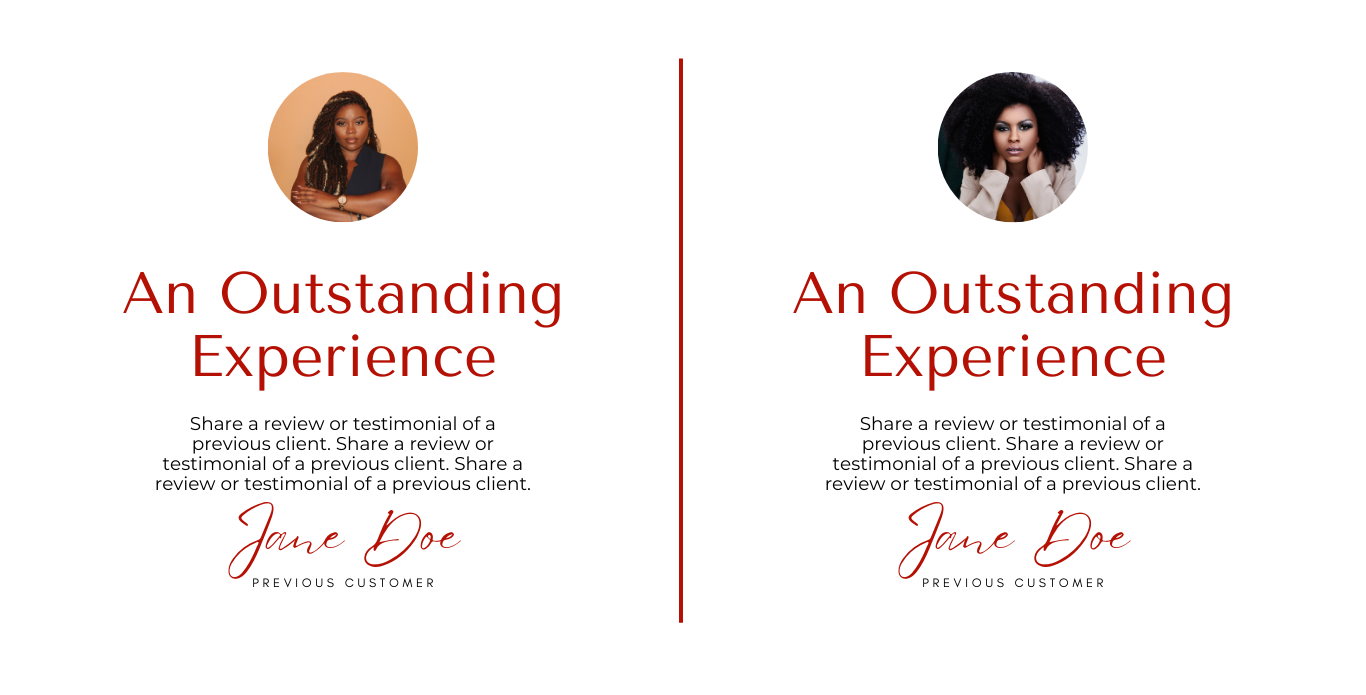 Coach's One Page Website Canva Template