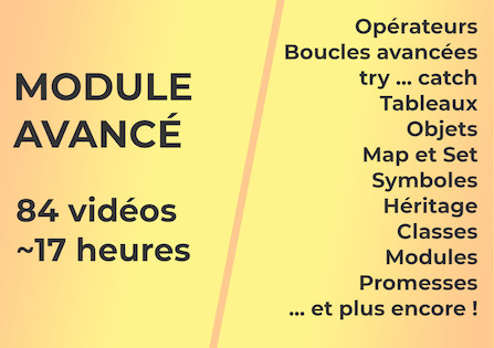 Formation JavaScript de Zéro