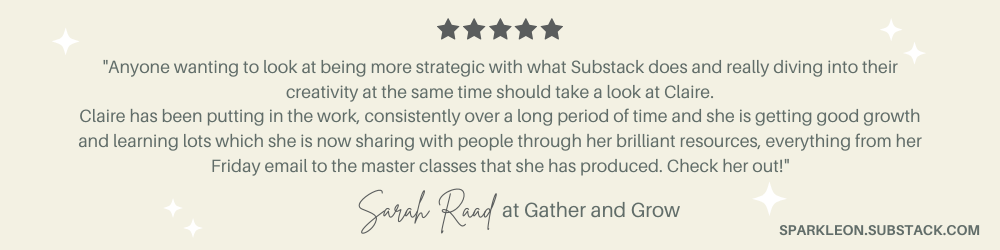 Get Creative on Substack 2024 Masterclass