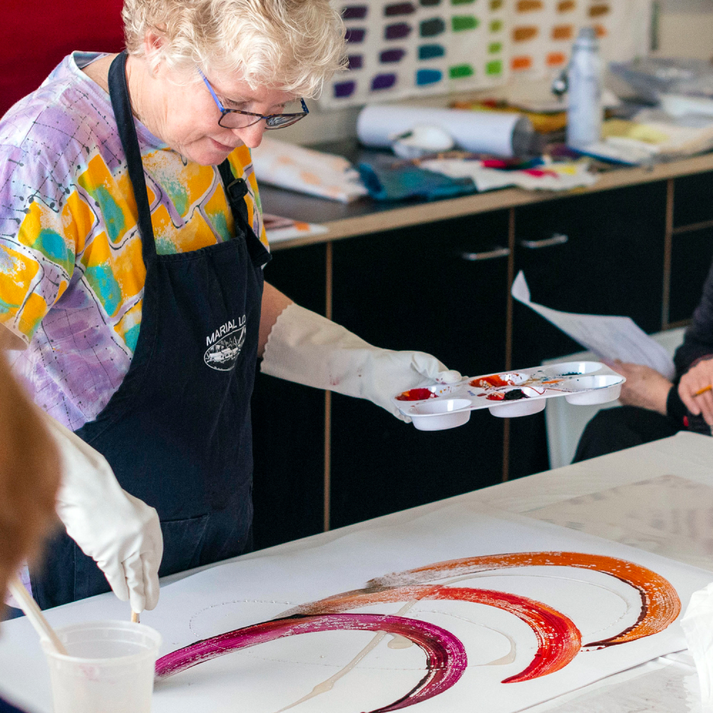 Beyond the Book: Paint & Print with Dye - Lessons 1-8