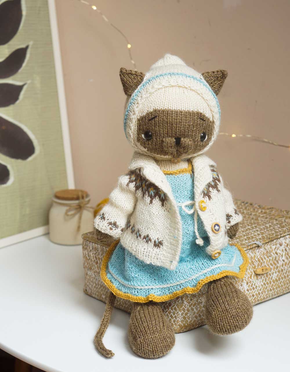 Knitting Pattern - Outfit "PENNY" for Large toys