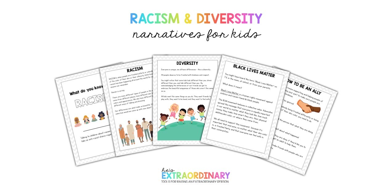 Racism & Diversity Narrative for Kids