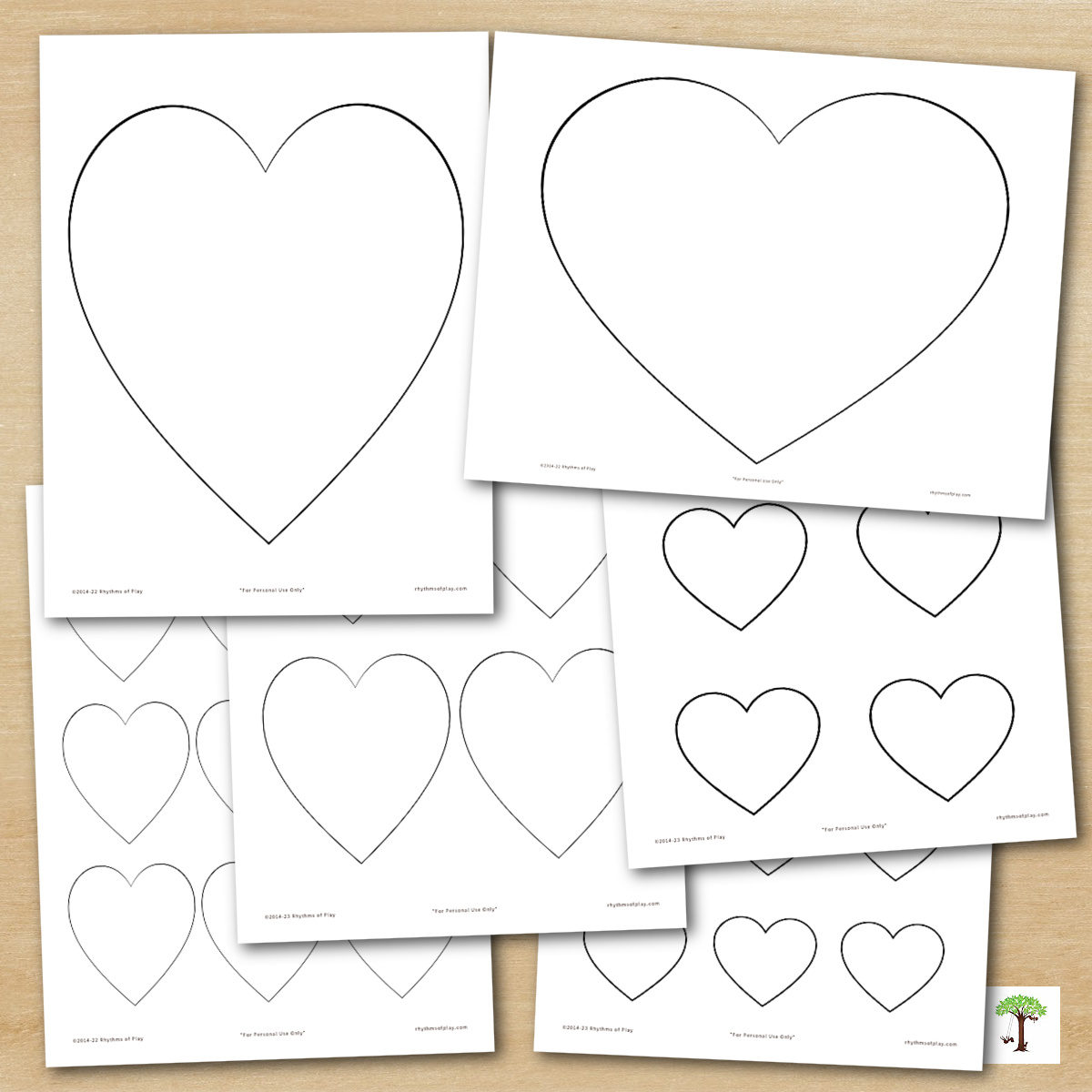 Printable Heart Template