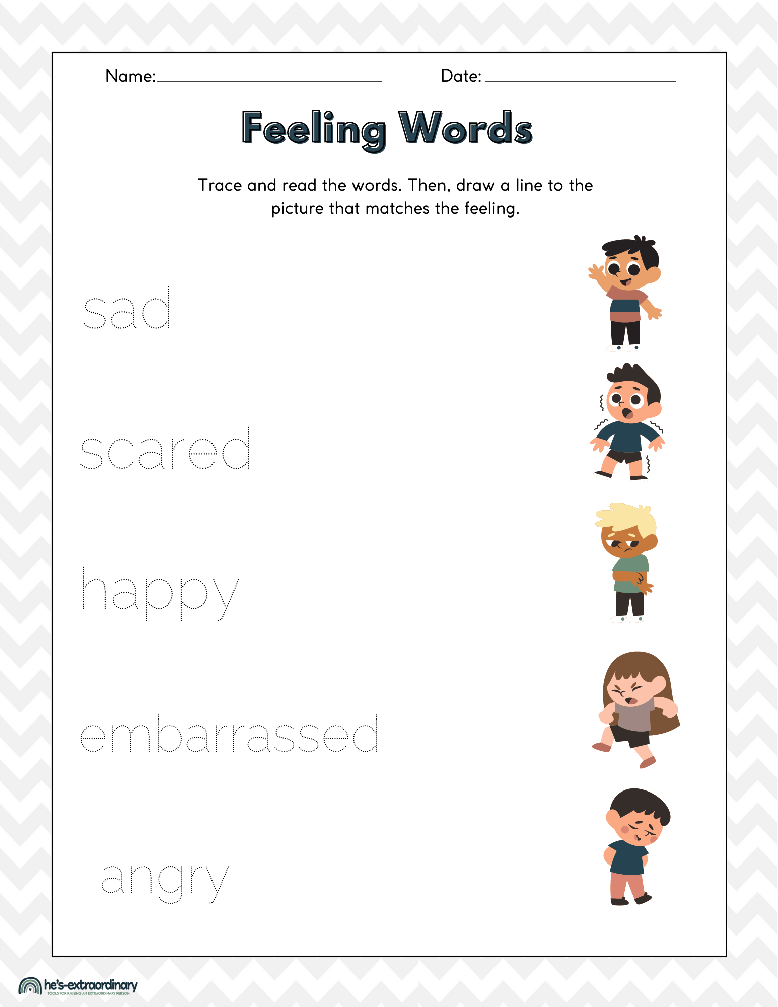 How Do I Feel? Emotions Work Booklet