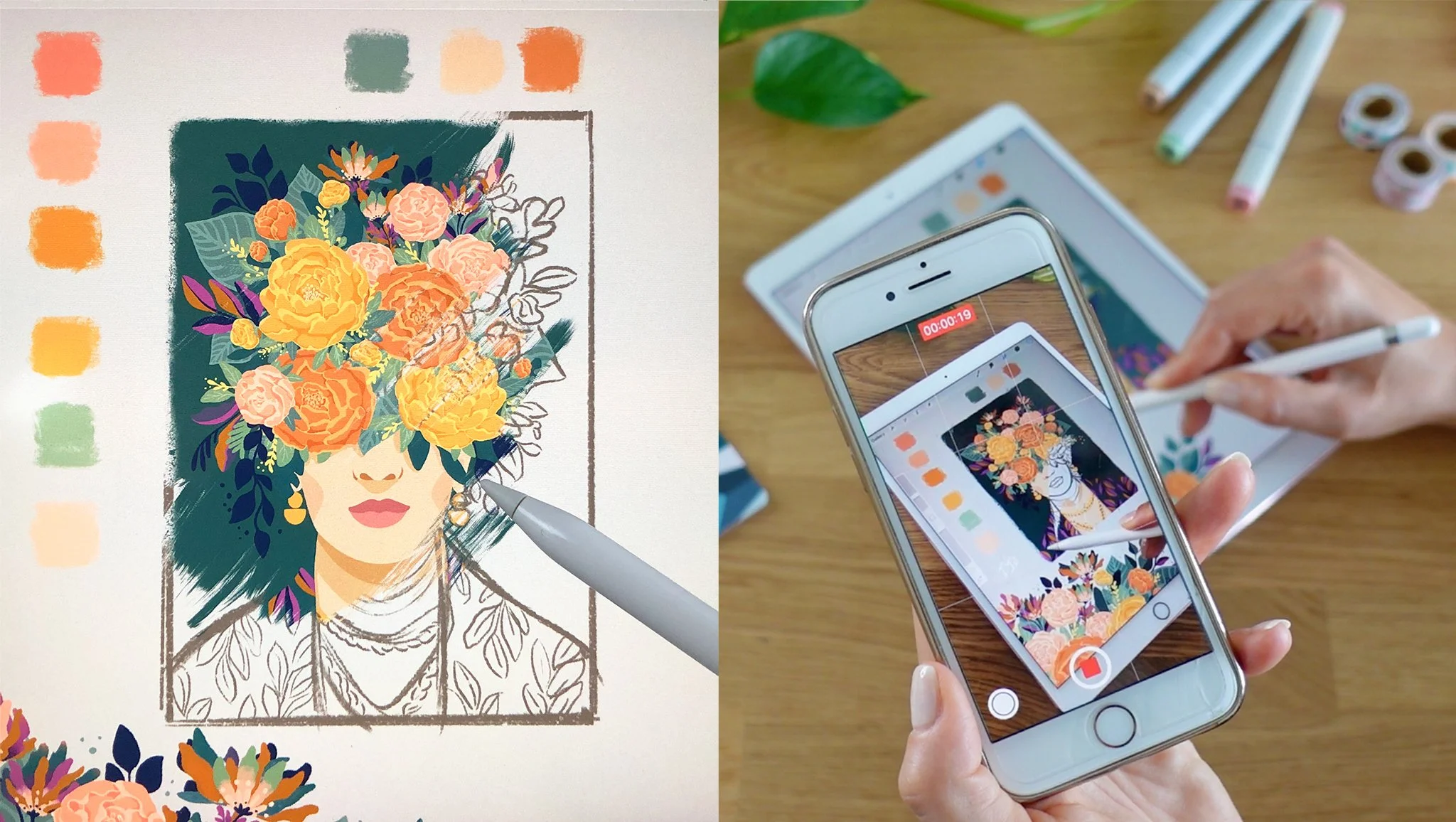 How to Reveal Art in Procreate for Instagram Reels and YouTube Shorts